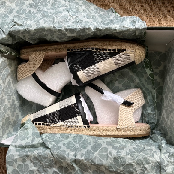 kate spade | Shoes | Kate Spade Nib Bonnie Gingham Flats | Poshmark
